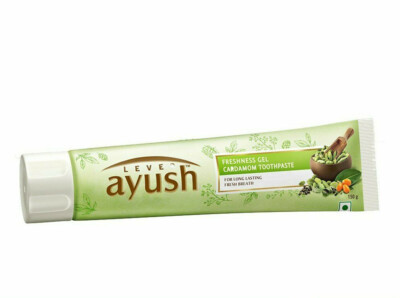 Lever Ayush Ayurveda Freshness Gel Toothpaste Cardamom Flavor - 80gm ...