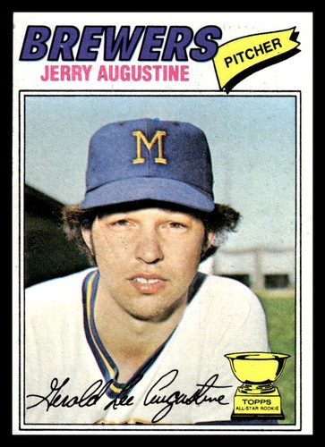 1977 Topps Jerry Augustine #577 Milwaukee Brewers Baseball Card READ | eBay