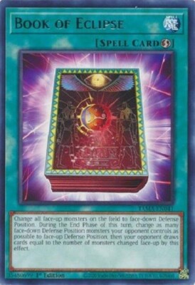 Yugioh - Book of Eclipse - 1st Edition - Rare NM - Plus Free ...