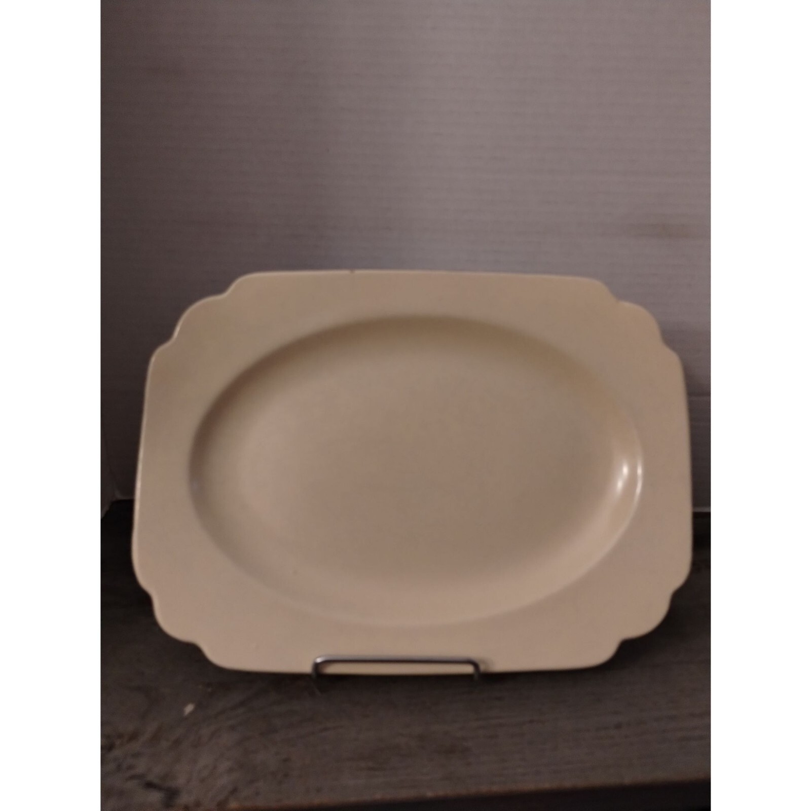 Homer Laughlin HLC Riviera IVORY Platter 12" x 8 1/2" | eBay