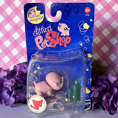 Authentic Littlest Pet Shop LPS #894 Rare Pink Hungriest Hamster Moon ...