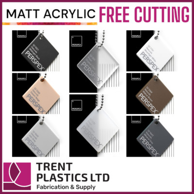 Perspex Naturals Matt Frosted Acrylic Sheet - Cut to Size Plastic Cast ...