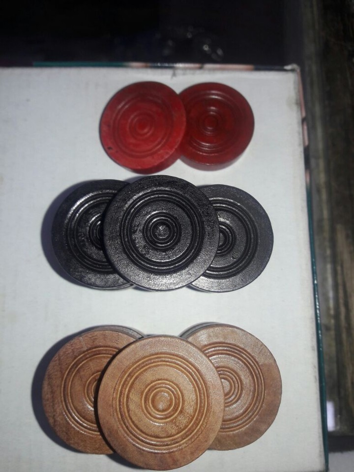 1 Pack of Acrylic Carom Coins 1 Striker For Play Carom Board Game From ...