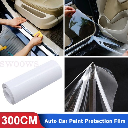Car 15cm x 3m Anti-Scratch Paint Protection Film Vinyl Clear Protective ...