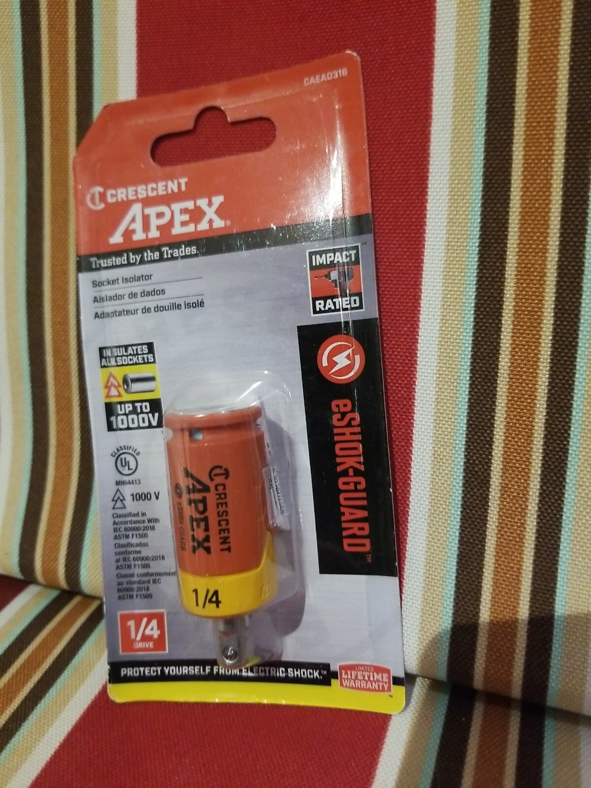 Crescent Apex Eshok-Guard Socket Isolator 1/4'' X 2'' | eBay