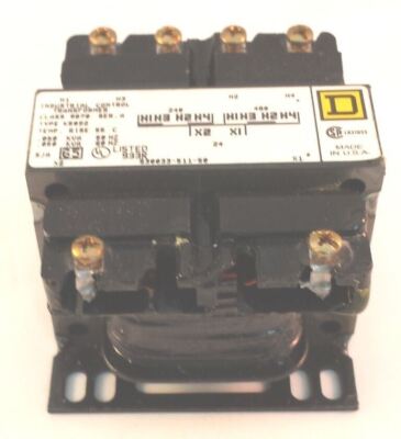 used Square D 02041 .05KVA 1Ph 240/480PV 24SV MACHINE CONTROL ...