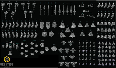 Captain Upgrade Kit - Primal Hounds - Grey Tide Studios | eBay