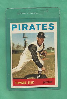 1964 Topps Pittsburgh Pirates Tommie Sisk # 224 NM-MT Tough Low Pop ...