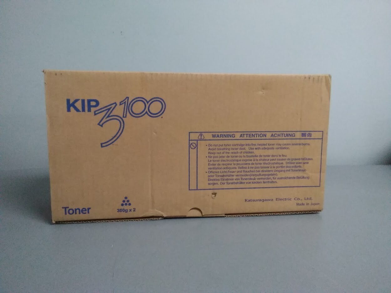 KIP 3100 Z160970010 Black Toner Cartridge 2-Pack | eBay