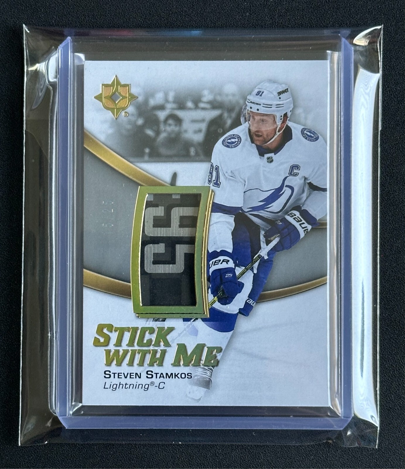 2022-23 UD Ultimate Collection Stick With Me Steven Stamkos Game Used ...