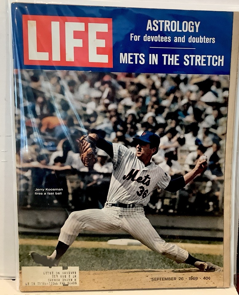 LIFE MAGAZINE September 26 1969-Jerry Koosman New York Mets | eBay