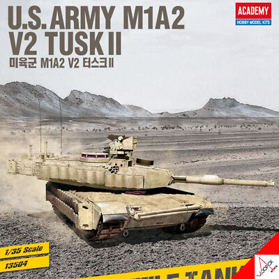 Academy 1/35 M1A2 V2 US ARMY TUSK II Plastic Hobby Model Kit #13504 | eBay