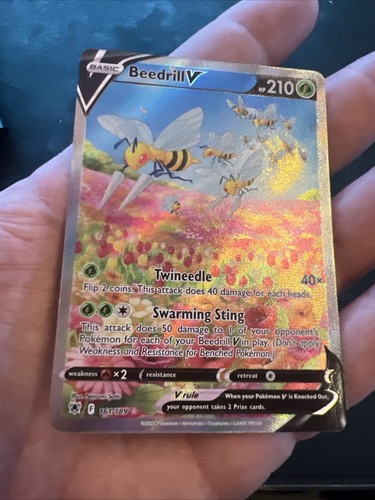 Beedrill V * Pokémon TCG * Astral Radiance * 161/189 Holo Ultra Rare ...