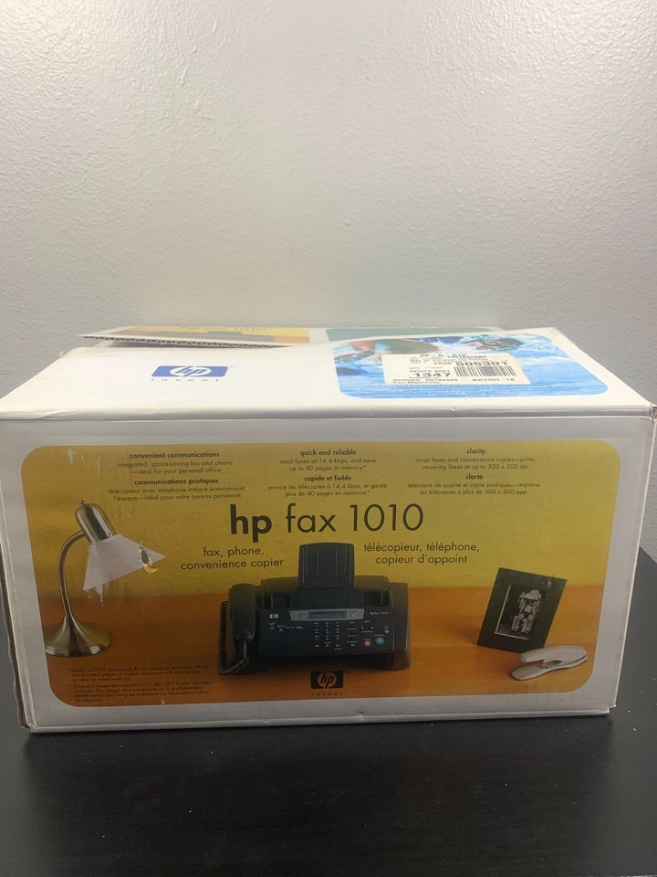 HP Fax Machine 1010 New in Original Box Hewlett Packard | eBay