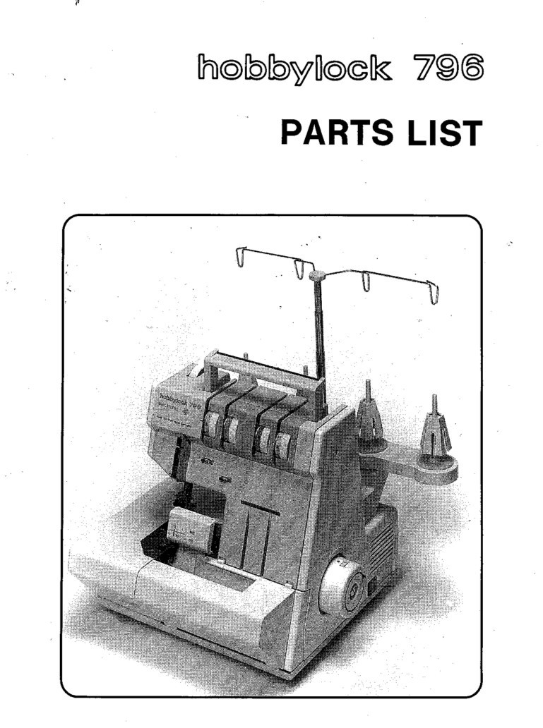 On CD * PFAFF Hobbylock 794, 796 * Instruction manual or Service ...