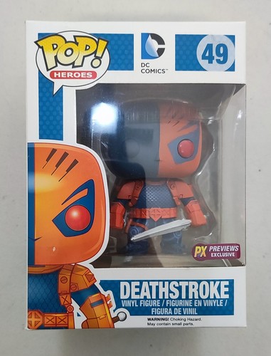 Funko POP 49 Deathstroke DC Previews Exclusive New in Box | eBay Australia