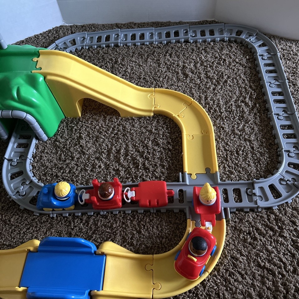 Vtg Little Tikes Peak Road & Rail Set Green Mountain Train Track ...