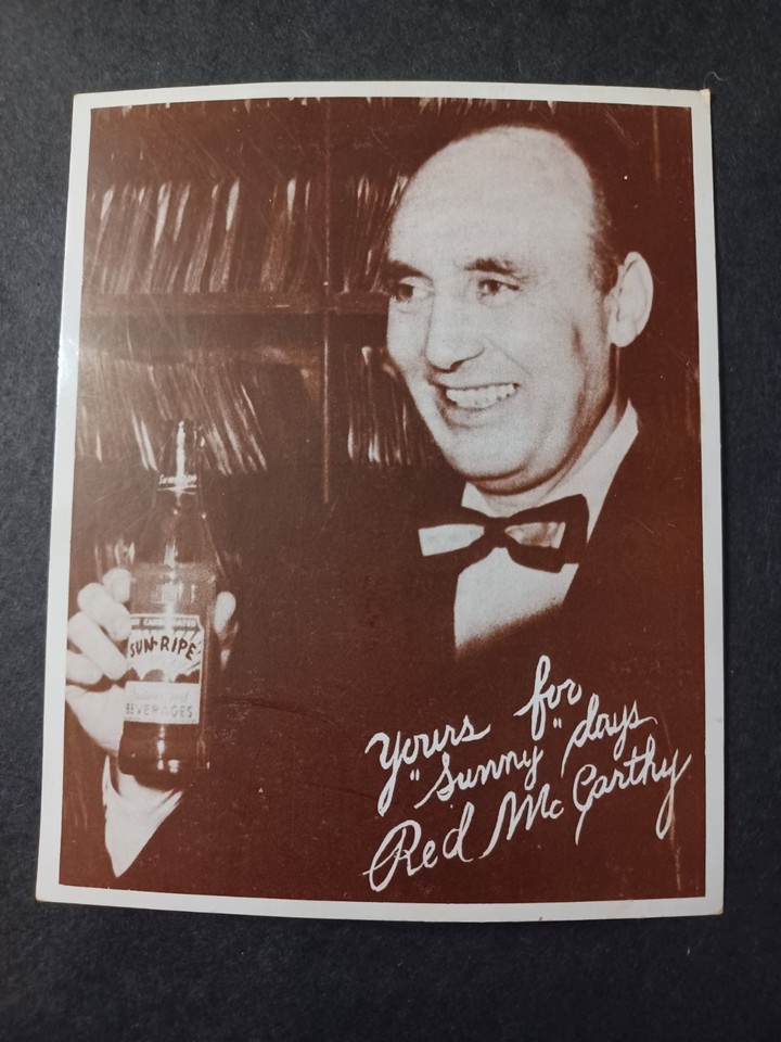 Red McCarthy & Mary Ford Signed 4.25" x 5.25" Photo Card - Orchestra ...