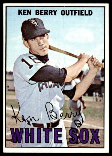 1967 Topps #67 Ken Berry Chicago White Sox Baseball | eBay