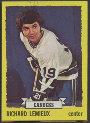 1973-74 Topps #53 Richard Lemieux Vancouver Canucks | eBay