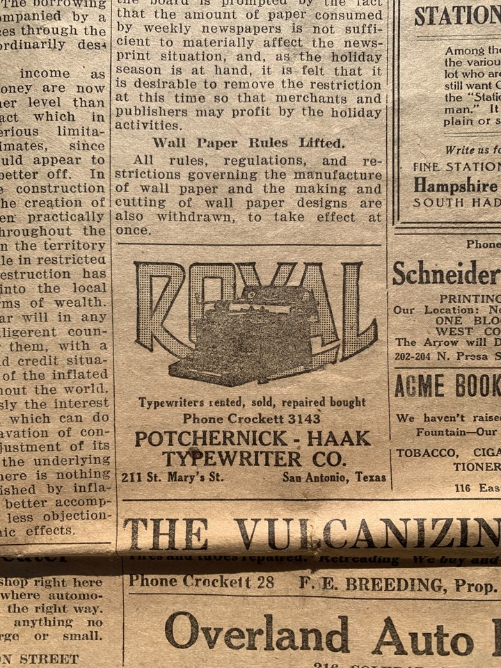 1918 WOW! RARE WW1 BALLOON CORPS DIVISION PILOT CAMP JOHN TEXAS ...