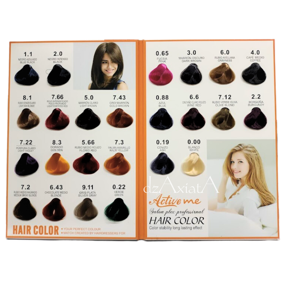Hair Color ACTIVE ME Salon Flex Profesional 80 ml x 2 – Black | eBay