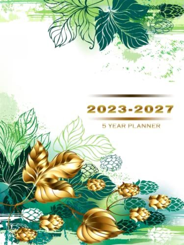 2023-2027 Five Year Planner: Monthly Calendar Organizer, Professional ...