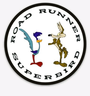 For Road Runner FANS MAGNET - Roadrunner Die Cut Vinyl Magnet Superbird ...