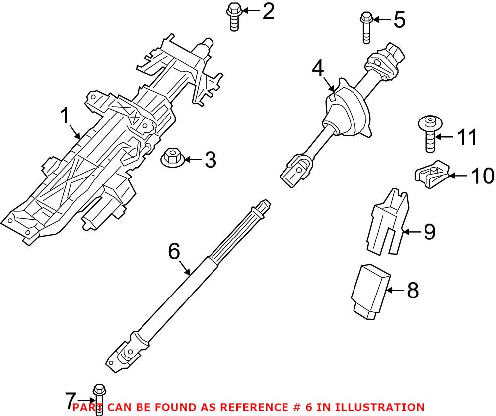 Genuine OEM Lower Steering Shaft Universal Joint For BMW 32306871959 | eBay