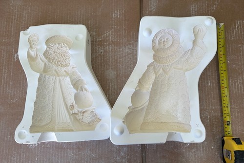 Gare 3547 Millennium Santa 10"H Ceramic Mold | eBay
