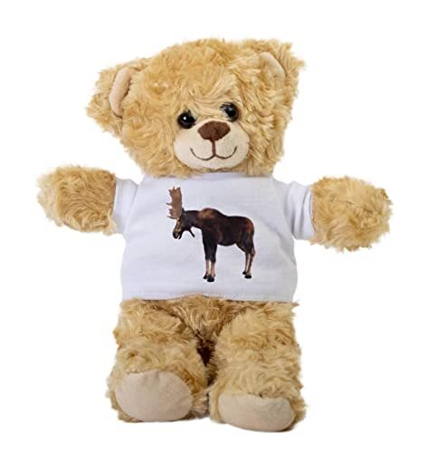Moose Teddy Bear, Gift Stuffed Animal, Plush Teddy Bear with Tee | eBay