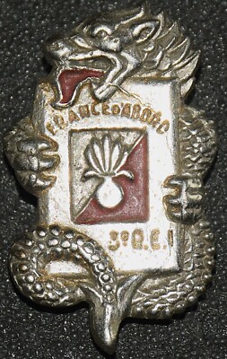 French Foreign legion insignia,3e Regiment Etrangere d'Infanterie | eBay