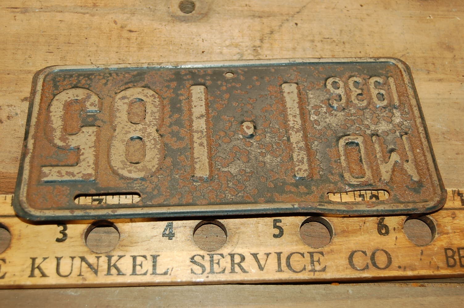 Harley Knucklehead VLH 45 Maryland Motorcycle License Plate Tag Fender ...