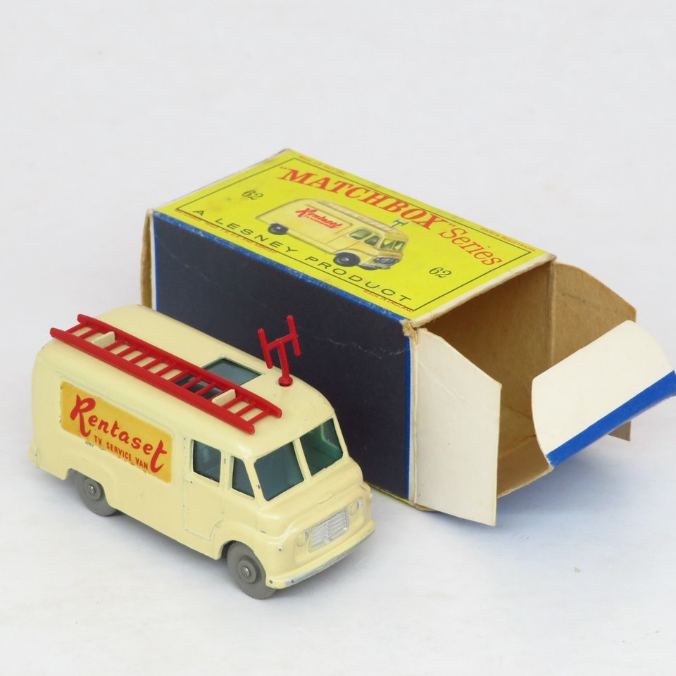 Matchbox - 62 Commer TV Service Van V2 - GPW, Rivet Base, Wide D Box ...