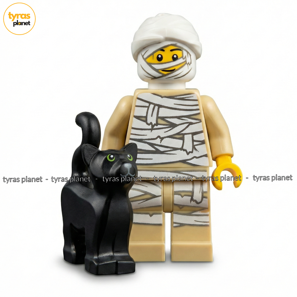 NEW LEGO MUMMY MINIFIG with Black Cat halloween bam 2025 store figure ...