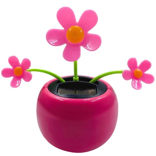 Solar Dancing Toy Flower Solar Powered Dancing Flower For Car Dashboard ...