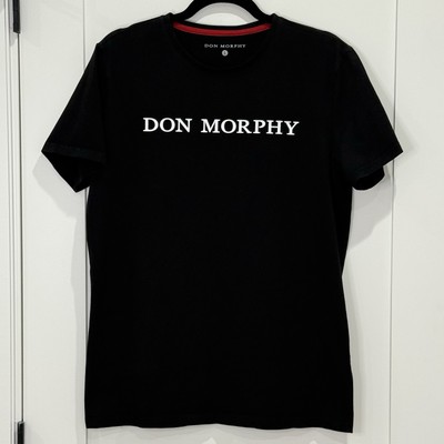 Don Morphy Spellout T Shirt Large Black Crewneck Streetwear Edgy ...