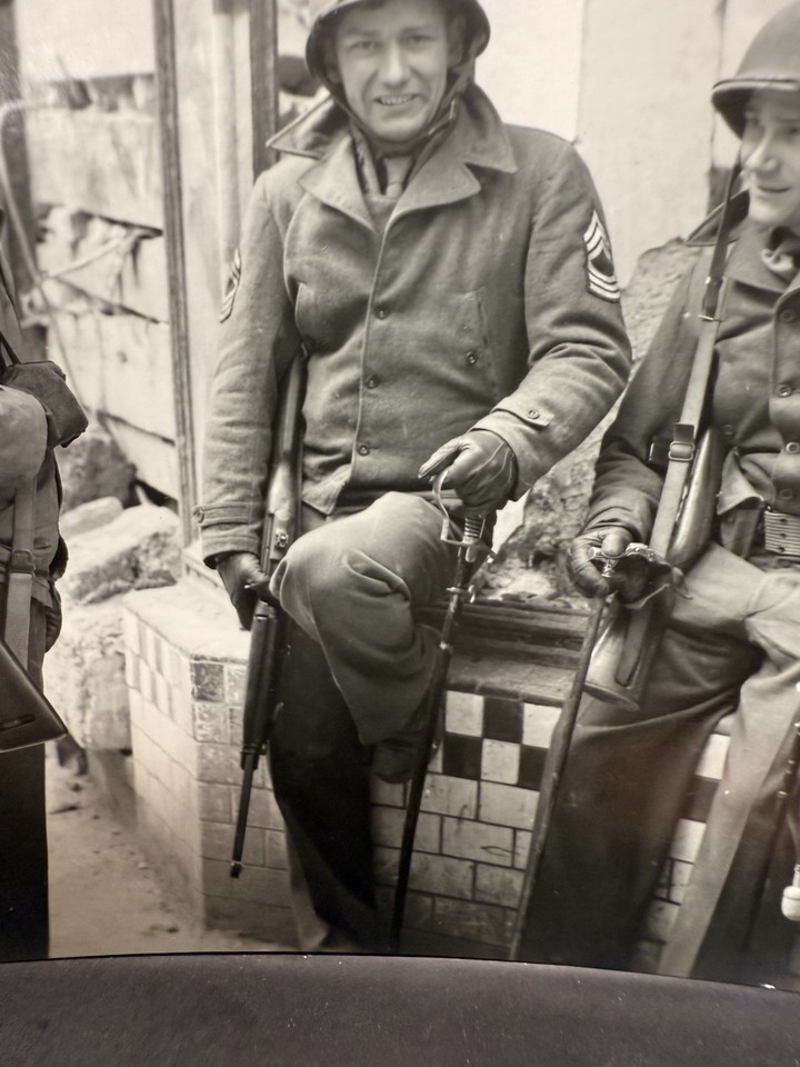 WW2 Original Photo Of US G.I.’s Posing With War Trophies - Koblenz ...