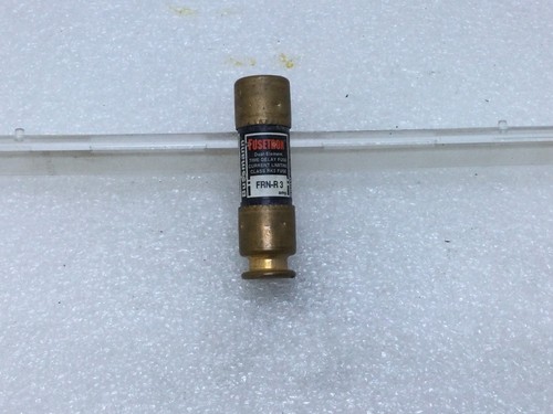 Bussmann/Fusetron FRN-R 3 250V 3 Amp Dual Element Time Delay Fuse ...