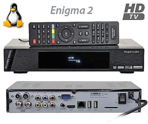Golden Media Hypercube Full HD Triple Tuner 2 X DVBS2 1 X DVBT | eBay