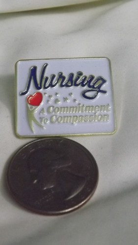 Nursing A Commitment To Compassion Lapel Hat Pin | eBay