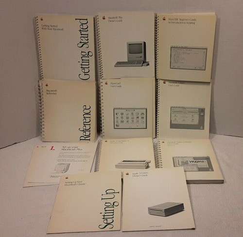 Apple Macintosh Computer User Guides Manuel Book HyperTalk Reference 80's Lot 12 | eBay