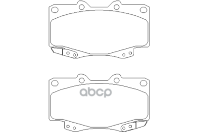 04465-0K020 Toyota Pad kit, disc brake, front 044650K020, New Genuine ...