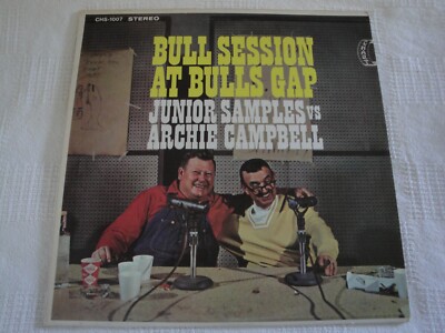 BULL SESSION AT BULLS GAP JUNIOR SAMPLES VS ARCHIE CAMPBELL VINYL LP ...