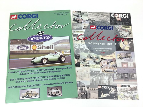 Corgi Collector Magazines - two issues Jul/Aug 1995 #73 and Sep 1995 ...