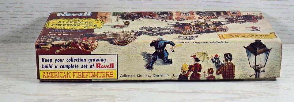 Revell American Firefighters Vintage Hose Reel Model Kit F-202 Fire ...