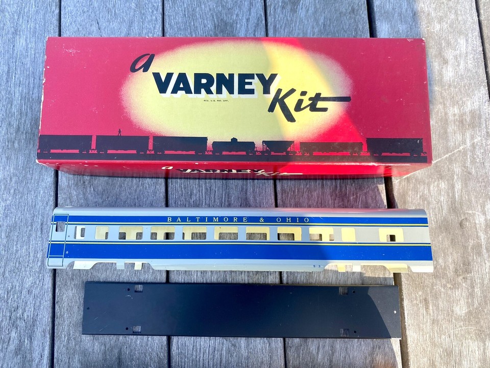 Classic Varney HO Scale B&O Baltimore & Ohio Steel Coach Passenger Car ...