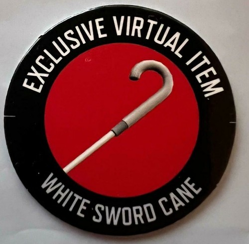 Roblox WHITE SWORD CANE exclusive virtual item CODE - IMMEDIATE ...