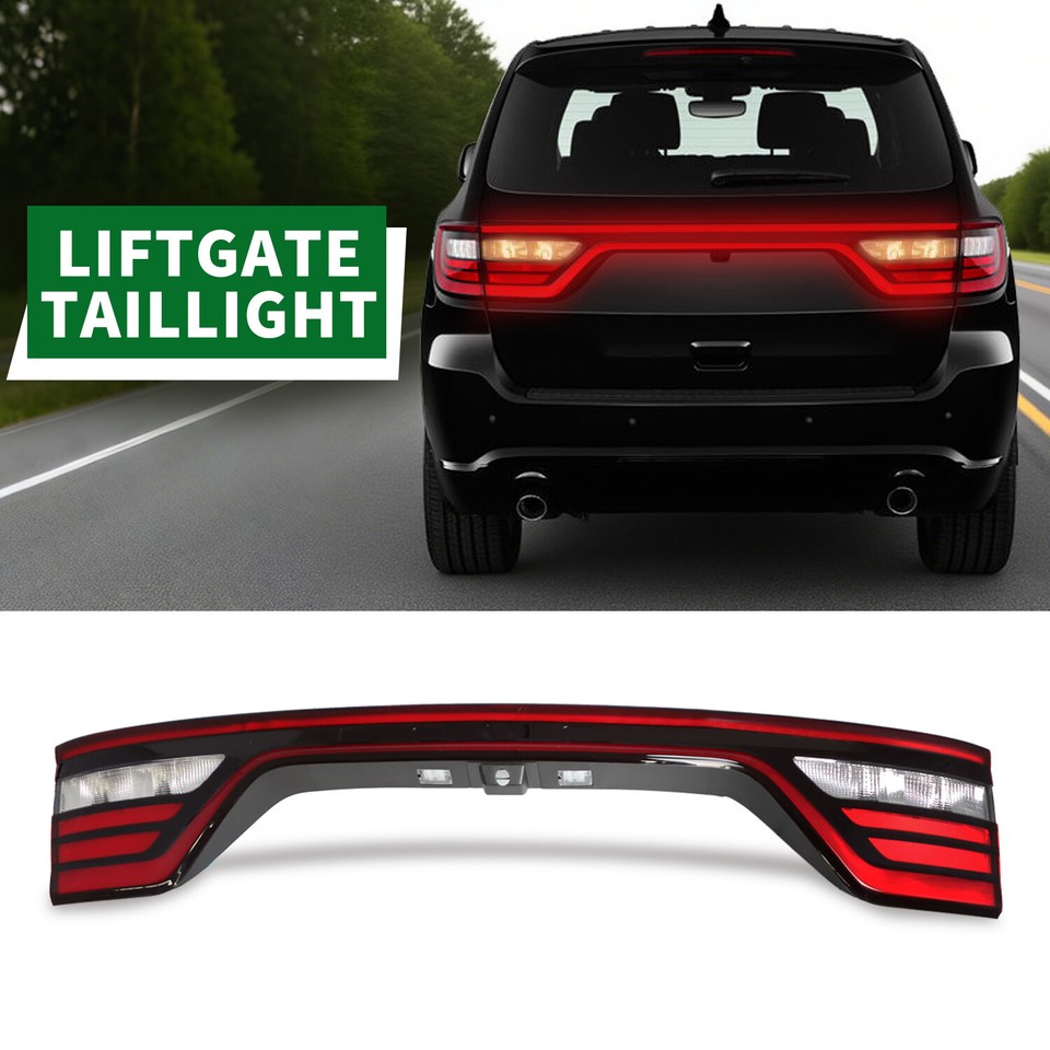 For 2014-22 Dodge Durango LED Tail Light Lamp Liftgate W/Camera Hole ...