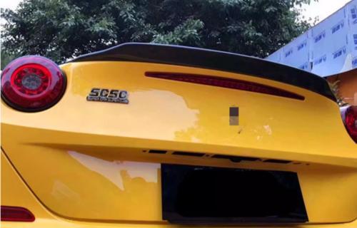 FOR FERRARI CALIFORNIA T 2014-2017 REAL CARBON FIBER REAR TRUNK SPOILER ...